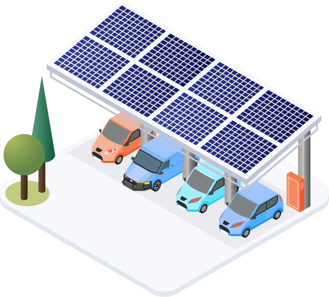 Marktleider in solar overkappingen - Shift to Solar