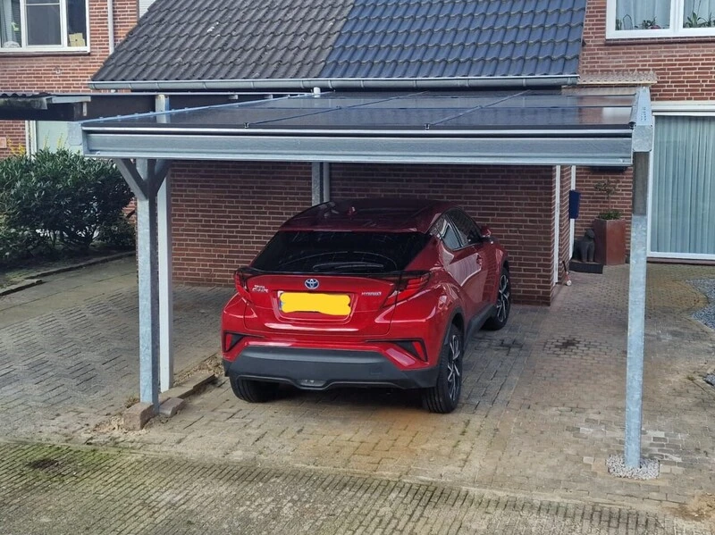 Charging electric car with solar panels, how does it work?